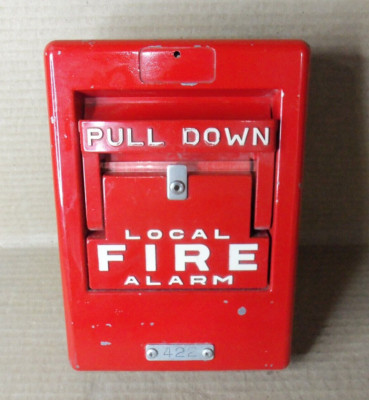 COUCH 433929 FIRE ALARM SINGLE ACTION PULL STATION RED AK | eBay