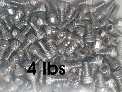 Socket Head Cap Screws,1/4" x 1/2",Thread 20, Allen Drive, F837B, SS (4 ...