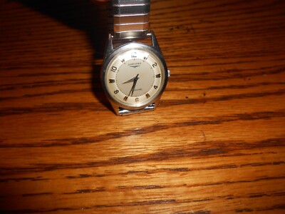 Beautiful Vintage LONGINES Watch 1957 2305-SW Stainless Steel, Serviced ...