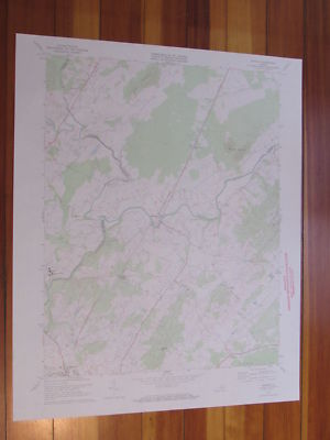 Rapidan Virginia 1972 Original Vintage USGS Topo Map | eBay
