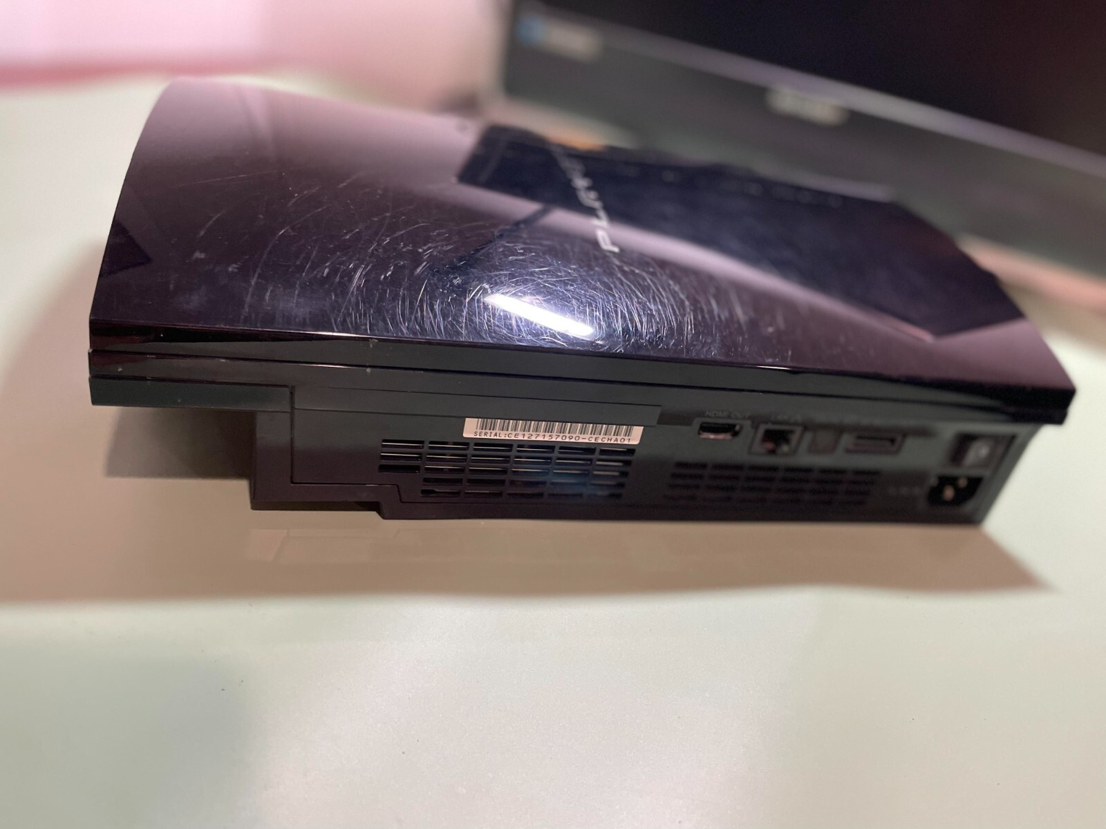 Sony PlayStation 3 60GB CECHA01 Console Black w/Box - YLOD/REPAIR ...