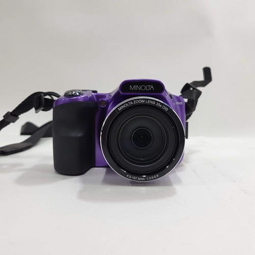 Minolta MN35Z-BK 20MP 35X Optical Zoom Wi-Fi Bridge Camera | eBay