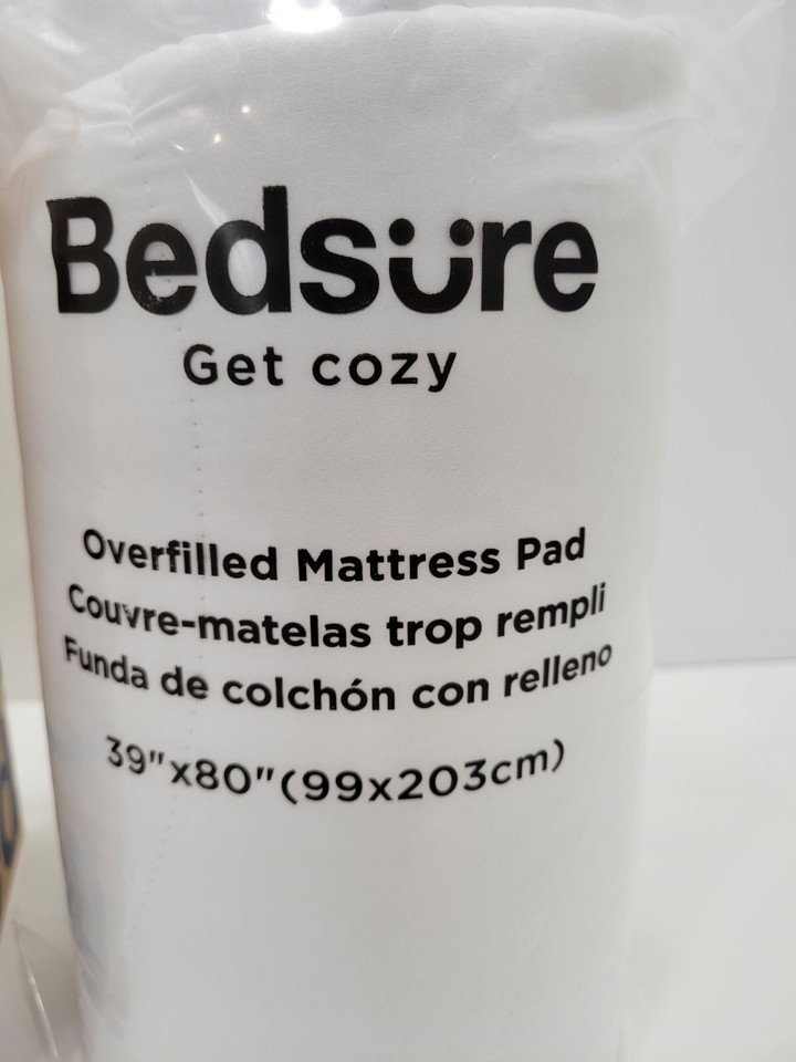 Bedsure Get Cozy Overfilled Mattress Pad Twin Xl 39 X 80 | eBay