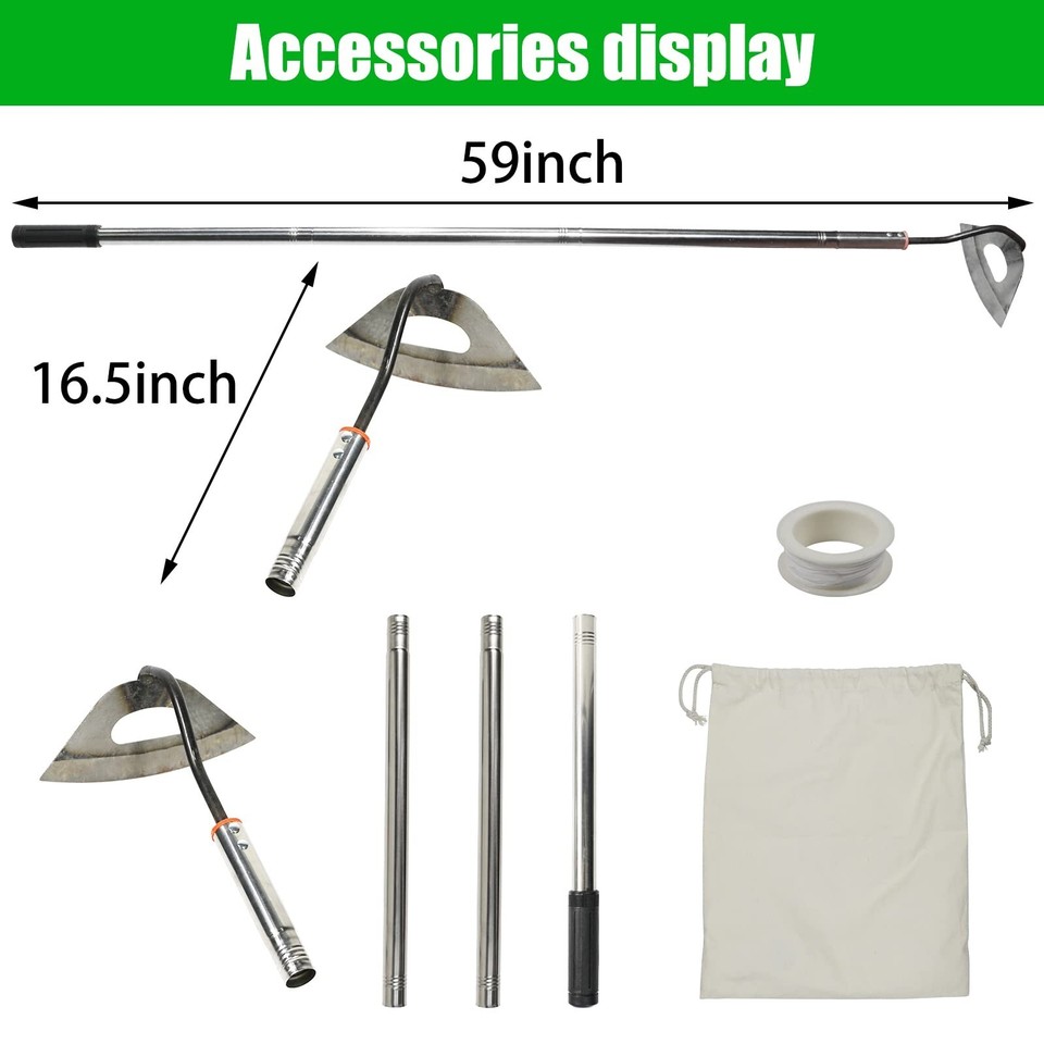 Hoe Garden Tool Adjustable Hollow Gardening Hoe Gardening Tools Hollow ...