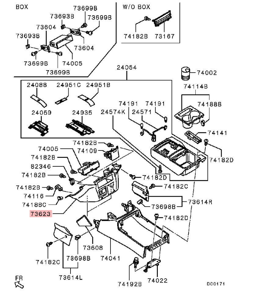 Lower Centre Dash Panel Trim See Description for PAJERO SHOGUN V98W MK4 ...