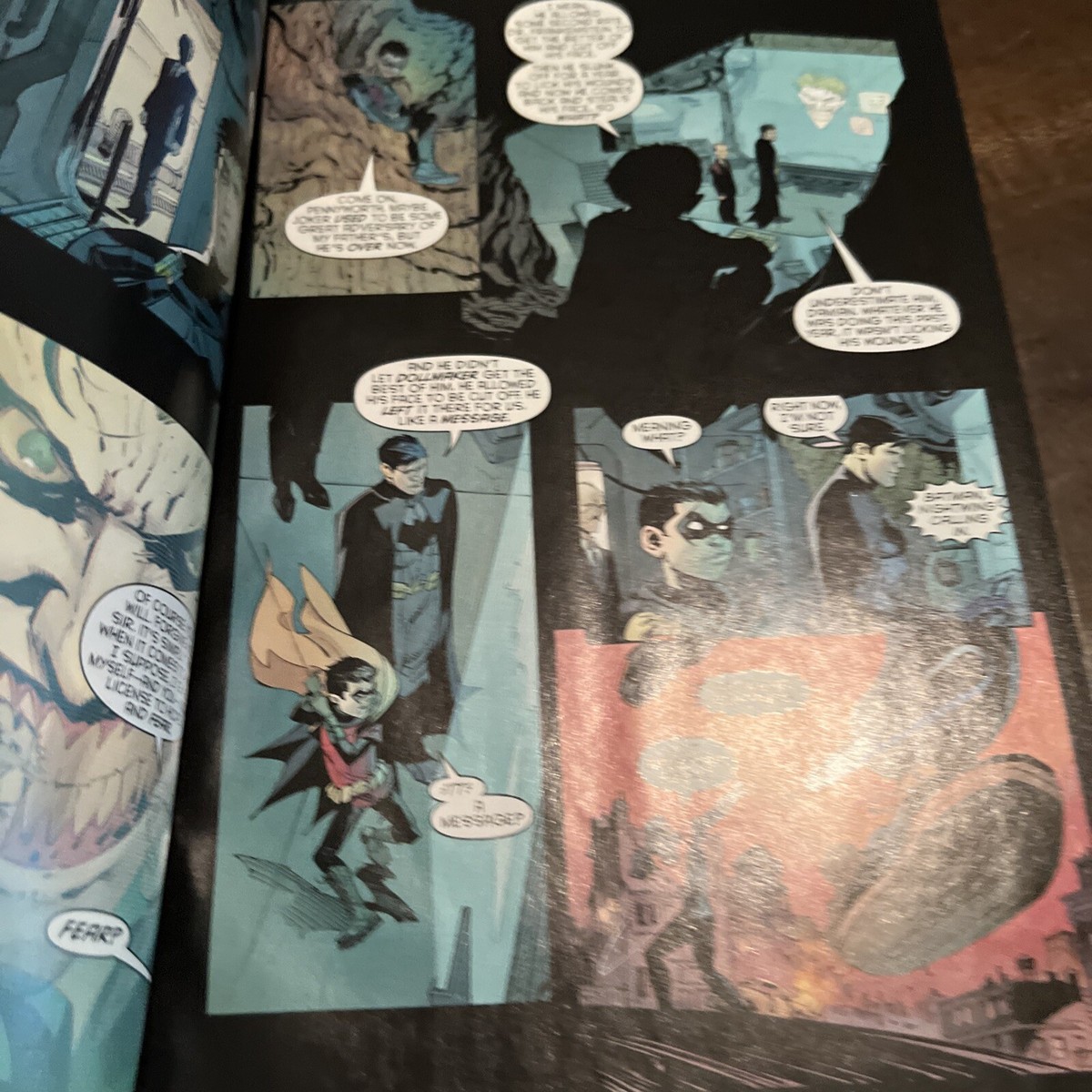 Joker Face Cut Off Detective Comics