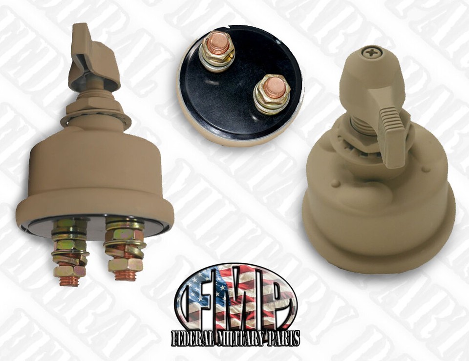 24v Master Battery Kill Switch - security- Tan Steel Body, fits ...