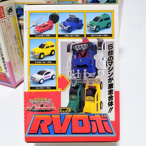 Gekisou Sentai Carranger Power Rangers Turbo Vintage Minipla RV Robo ...