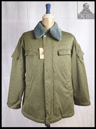 1980s East German Army DDR NVA Strichtarn Raindrop Camo Winter Coat ...