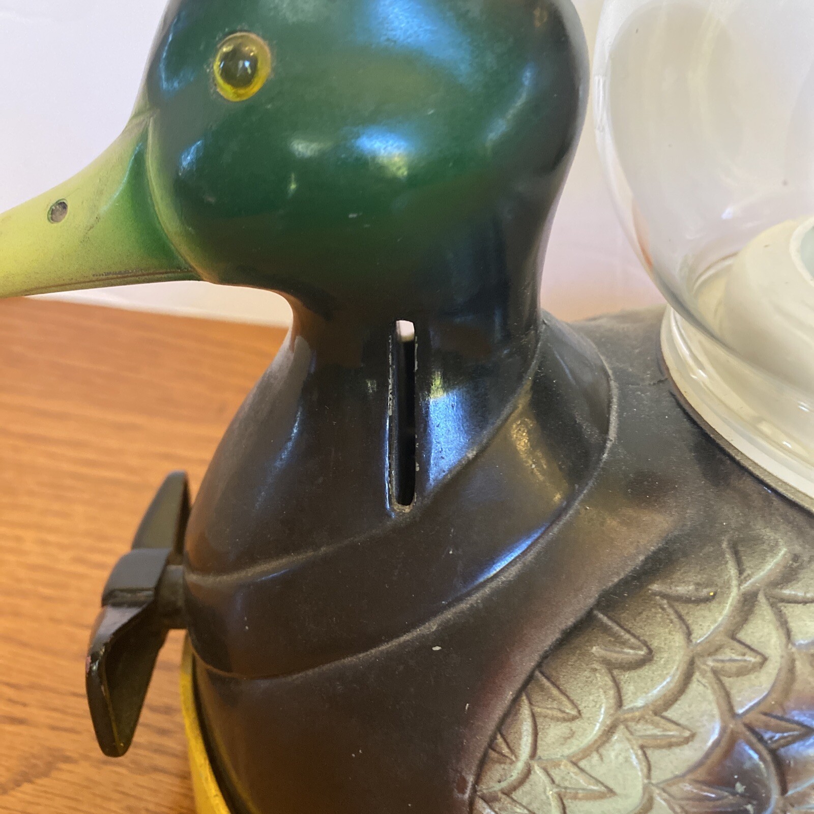 MALLARD DUCK GUMBALL MACHINE Glass Globe Carousel Industries Inc NO. 86 ...
