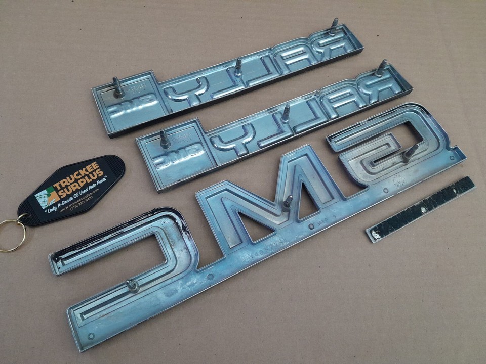 85-95 GMC G-Series RALLY VAN Emblem Badge SET (100% OE) | eBay