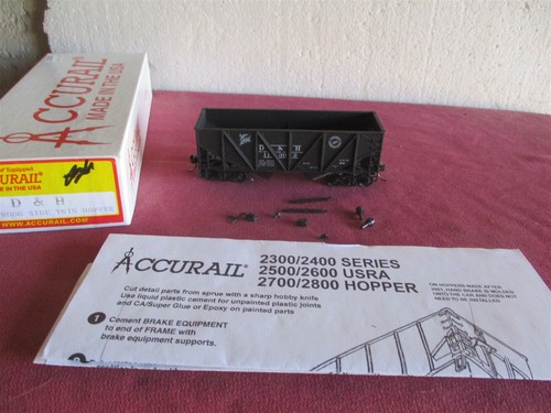 Accurail #2720 HO Delaware Hudson D&I 11309 Hopper Train Car Railroad ...