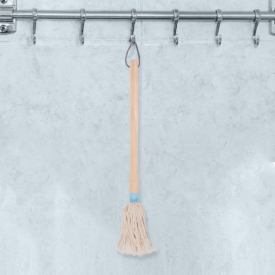 Cotton Head Bbq Basting Mop Brush With Wooden Handle Soft And Absorbent ...