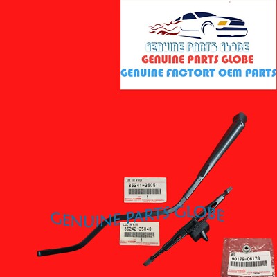 NEW GENUINE OEM TOYOTA 2007-2014 FJ CRUISER REAR WIPER ARM WITH BLADE ...