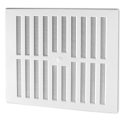 Adjustable Air Vent Cover White Hit & Miss Slide Fly Mesh Grille ...