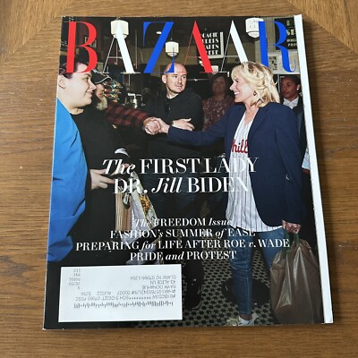 Jill Biden HARPER'S BAZAAR USA Fashion Magazine June July 2022 FLOTUS ...