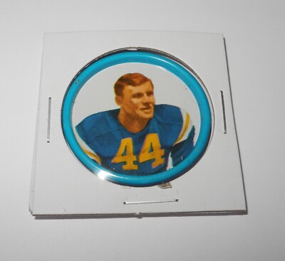 1962 Salada Football Coin Pin #143 Lee Riley New York Titans Near Mint ...