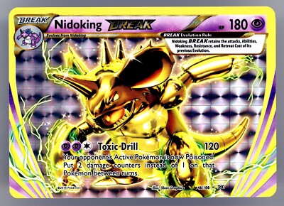Pokémon TCG Nidoking BREAK XY Evolutions 46/108 | eBay