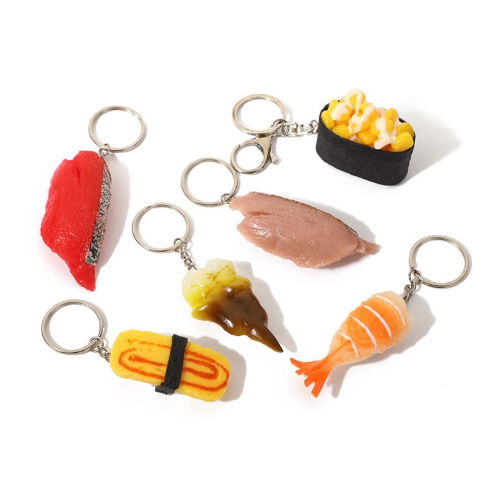 Luxury Fake Sushi Key Holder Funny Bag Hanging Pendant | eBay