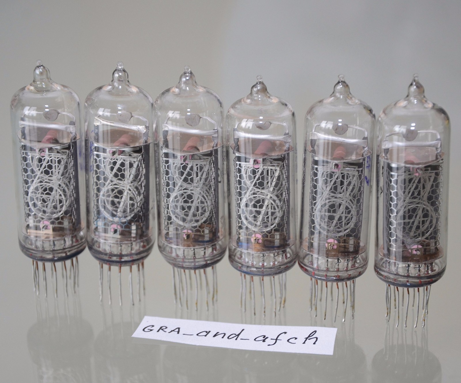 IN-14 Nixie Tubes UNUSED TESTED Desoldered [6 pcs SET] FAST DELIVERY ...