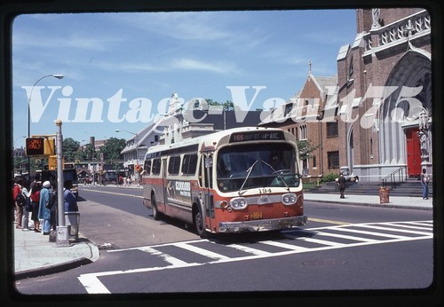 ORIGINAL SLIDE BUS 194 QUEENS TRANSIT NY NYC QUEENS KODACHROME 1985 Q65 ...