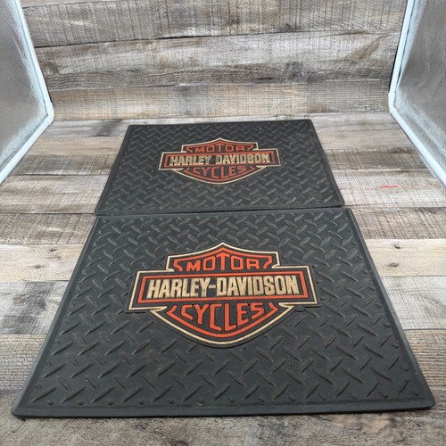Harley Davidson Car Floor Mats Rubber Logo Motorcycles Set | eBay