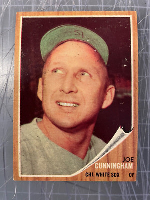 1962 TOPPS #195 JOE CUNNINGHAM CHICAGO WHITE SOX BASEBALL CARD NM/MT | eBay