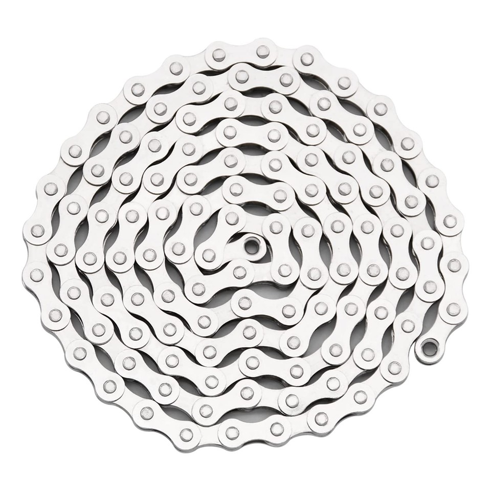 Lightweight 114 Link Single Speed Bike Chain - Easy Installation ...