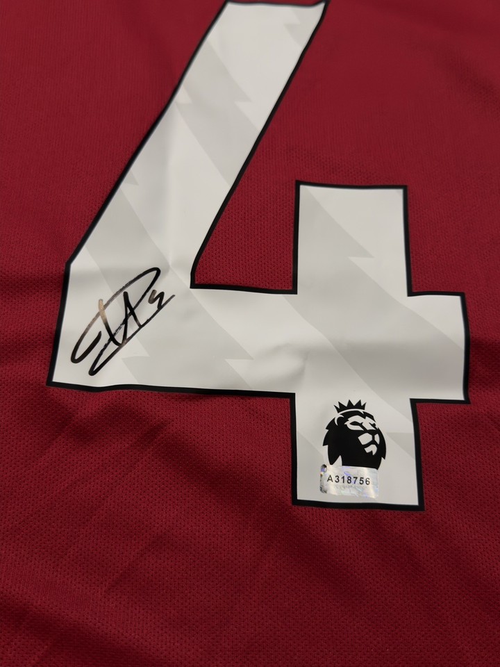 Virgil Van Dijk Hand Signed Liverpool #4 NEW 25/26 Home Jersey | eBay