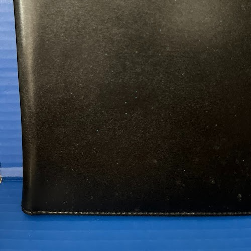 DAY RUNNER Leather FOLDER - Contains Full Tablet - Excellent Condition ...
