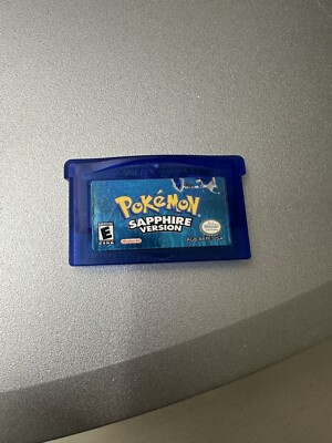 Pokemon: Sapphire Version (Game Boy Advance, GBA, 2003) Authentic ...