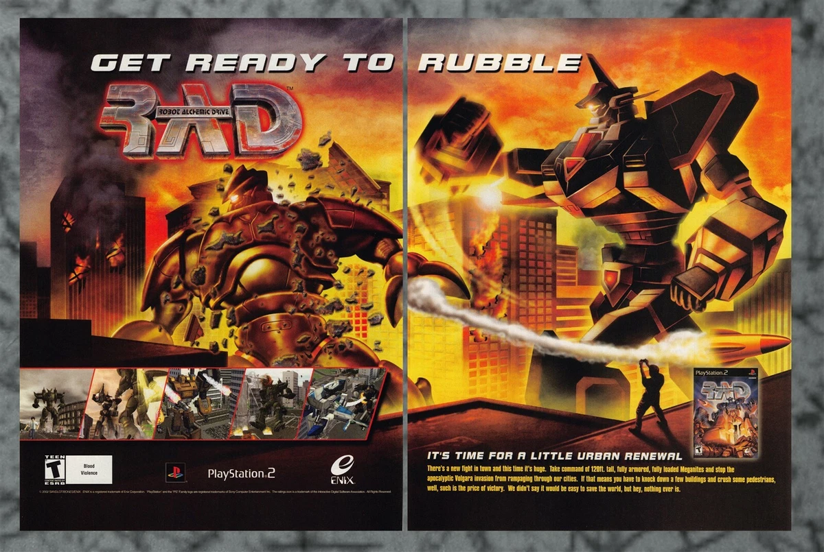 Video Game Print Ads — 'Robot Alchemic Drive' [PS2] [USA], 56% OFF