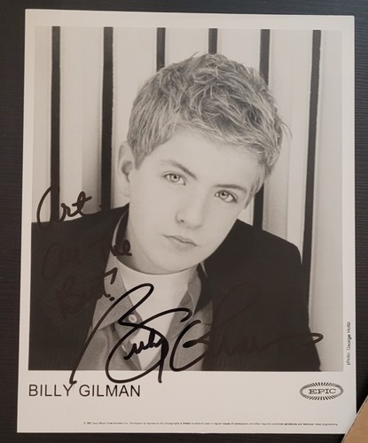 BILLY GILMAN SINGER COUNTRY MUSIC STAR 8X10 INCH PHOTO INSCRIBED CHILD ...