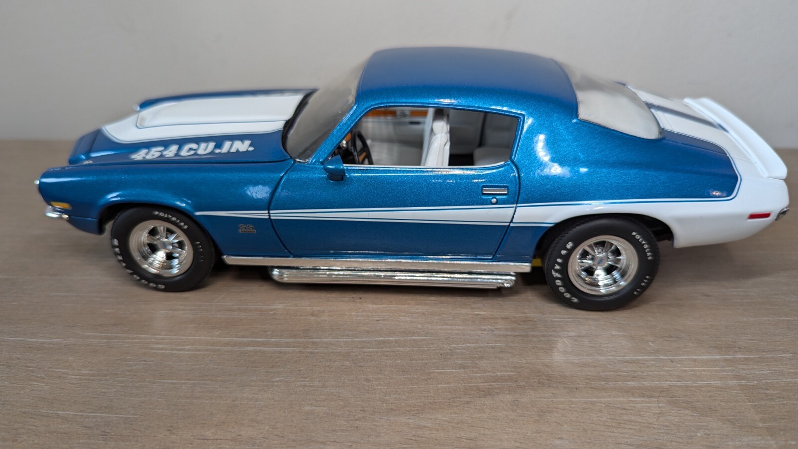 1970 Camaro Baldwin Motion Blue 454 ERTL American Muscle 1:18 Scale ...