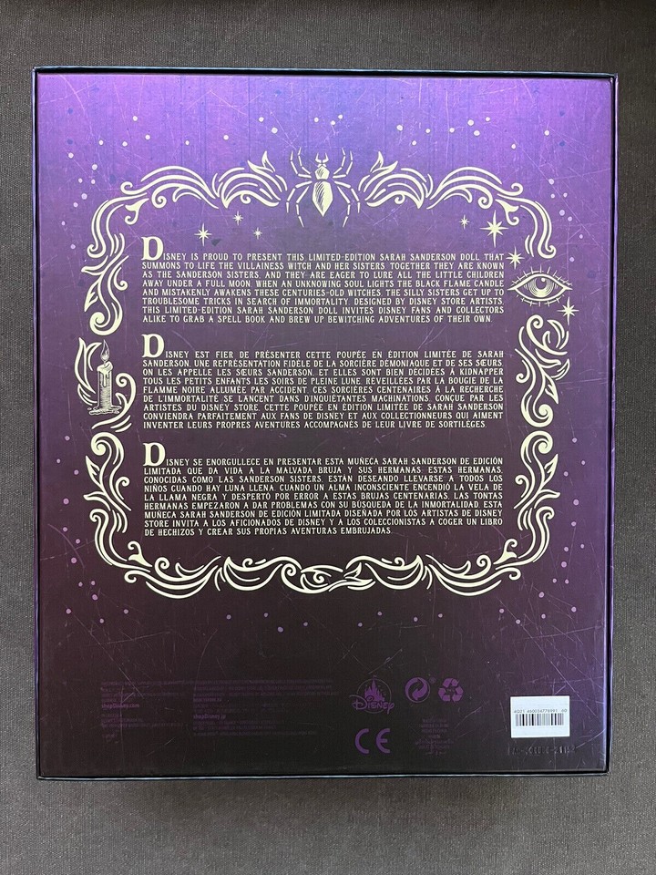 Disney Hocus Pocus Sarah Sanderson Sisters Limited Edition Doll 1 of ...