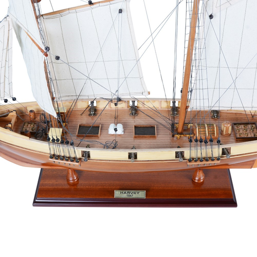 Harvey Ship Model 35L Handmade Wooden Fully Assembled Home Decor | eBay