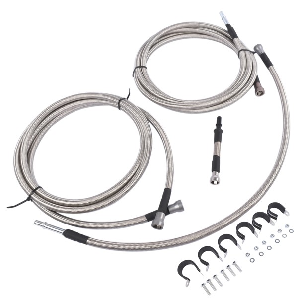2004-2010 Diesel Braided Stainless Steel Fuel Line Set 20832565 GMC ...