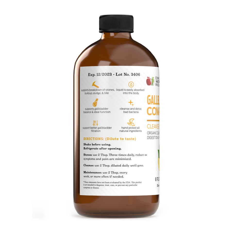 Gallbladder Complete 8oz - Organic Gallbladder Stone Cleanse & Sludge ...