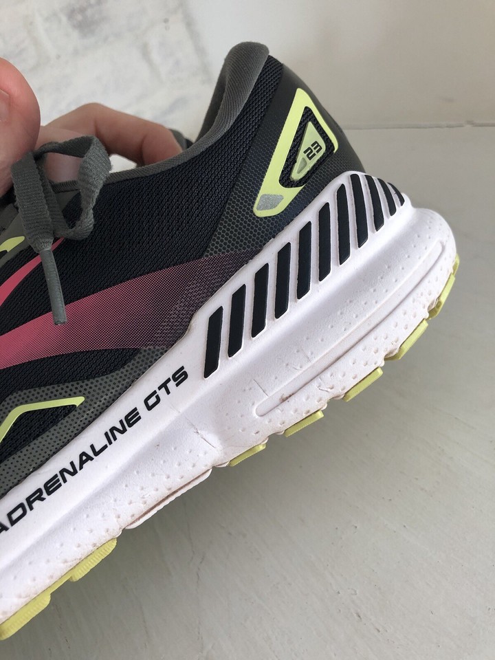 Brooks Adrenaline 23 Black 9.5 Guiderails Trainer Run Sneakers Narrow ...