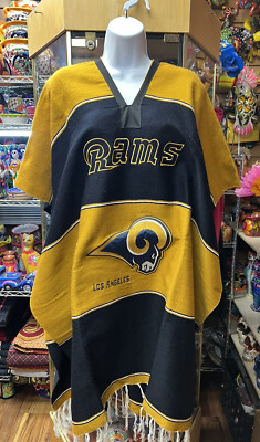 NFL Poncho St. Louis Rams Acrylic Cotton/ NEW Made In 🇲🇽🇲🇽🇲🇽🇲🇽 | eBay