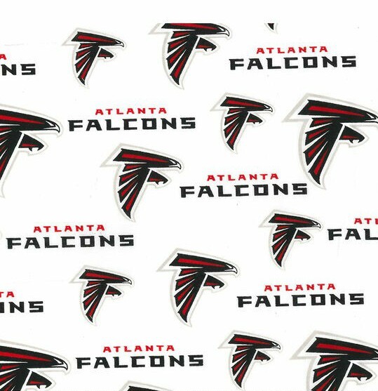 Atlanta Falcons NFL Cotton Fabric - 12"x 12" Squares | eBay