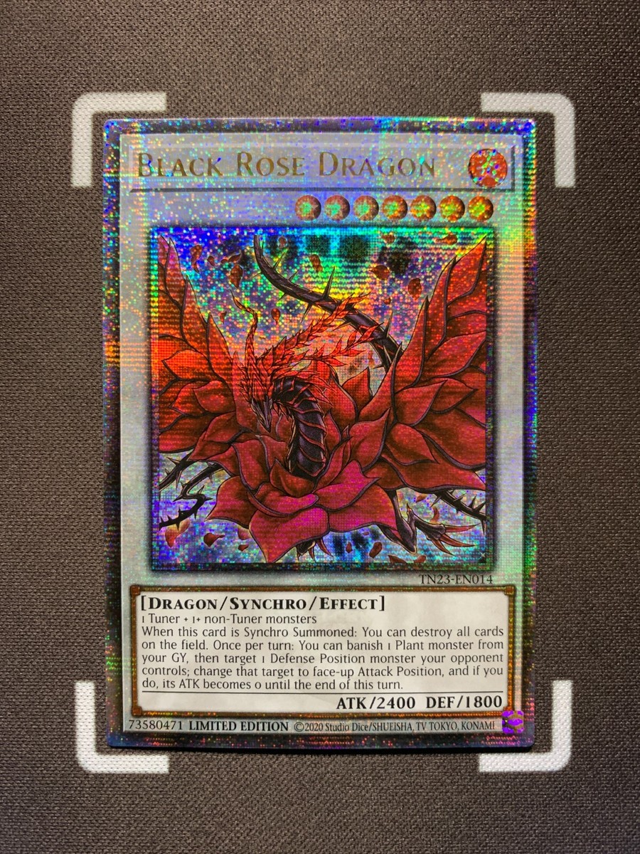 Black Rose Dragon Art Black Rose Dragon Duelist Card Sleeve Set