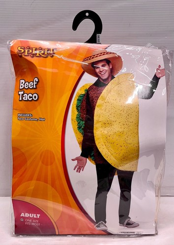 Spirit Adult Beef Taco Costume Funny Halloween OSFM Incl. Costume & Hat ...