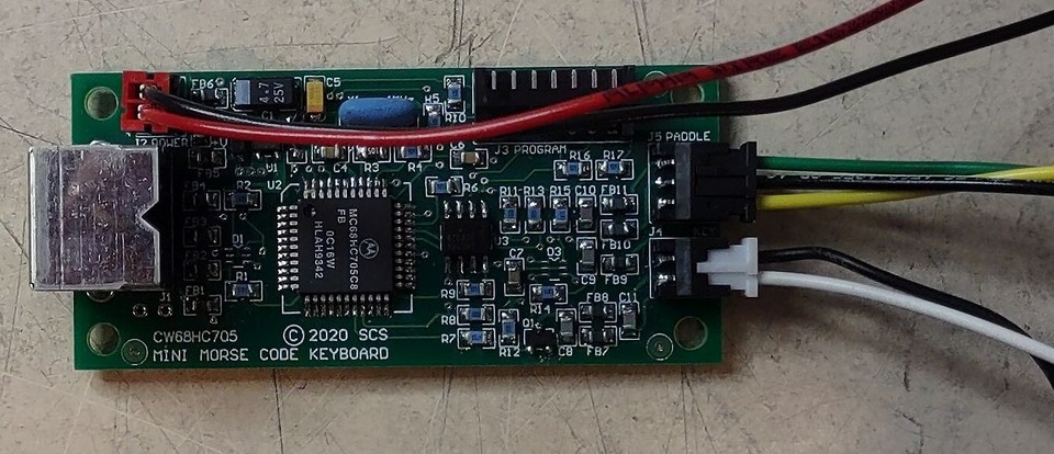 One HAM CW Morse code keyboard control board, includes American Morse ...