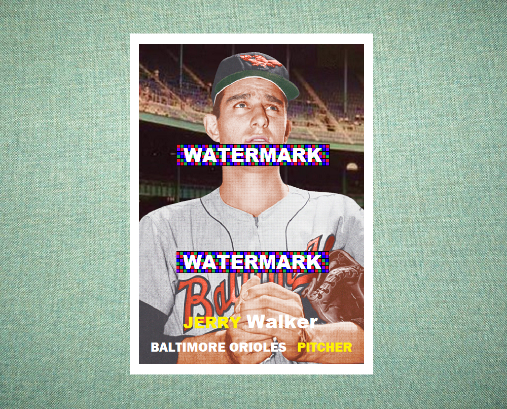 Jerry Walker Baltimore Orioles 1957 Style Custom Baseball Art Card | eBay