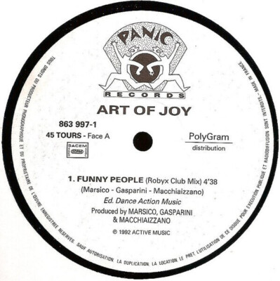 Art Of Joy Funny People Vinyl Single 12inch Panic Records | eBay