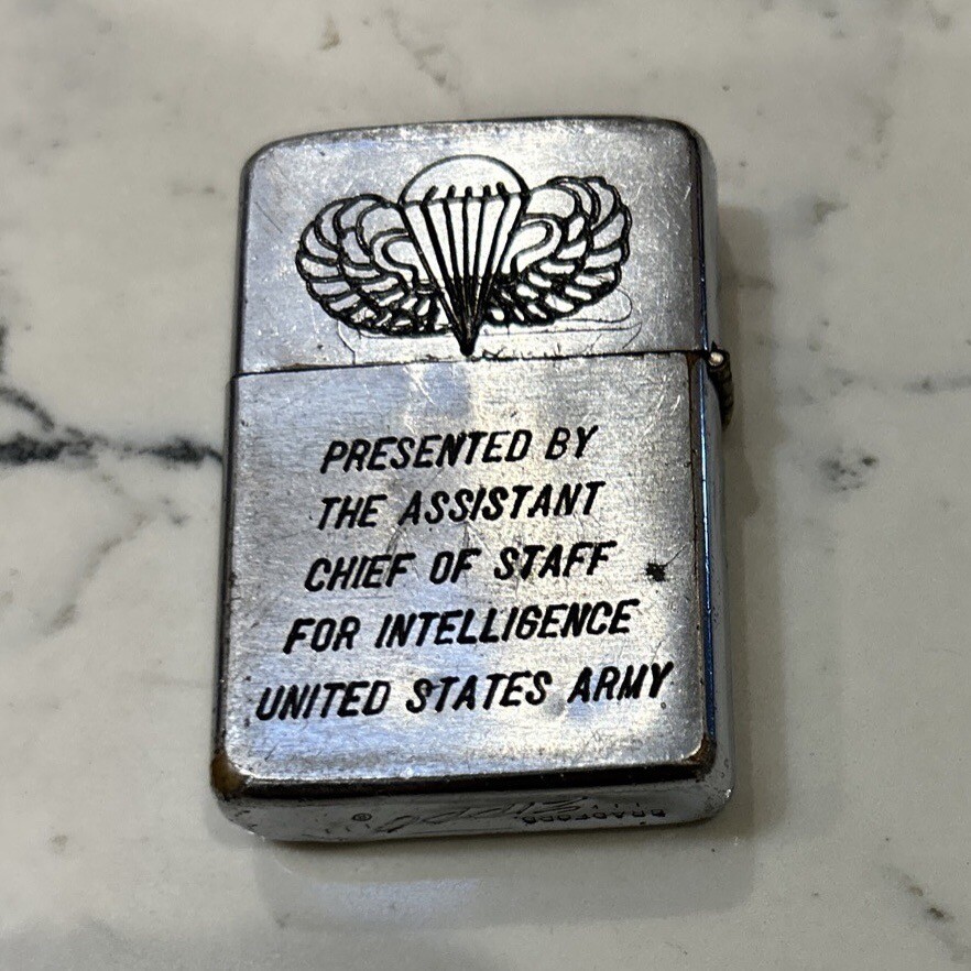 War Zippo - RARE 1968 ZIPPO LIGHTER -ORIGINAL VIETNAM VINTAGE -AIRBORNE ...