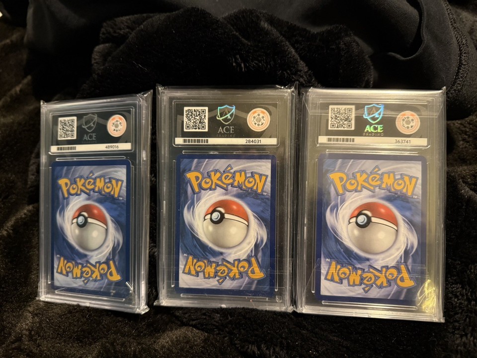 Pokemon Tcg Venasaur/ivysaur/bulbasaur Slab Ace 9 Bundle Graded Cards ...