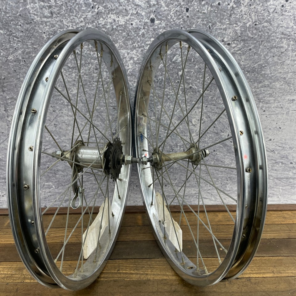 Vintage Murray BMX Wheel Set 1983 Track Certified Old School BMX Steel ...