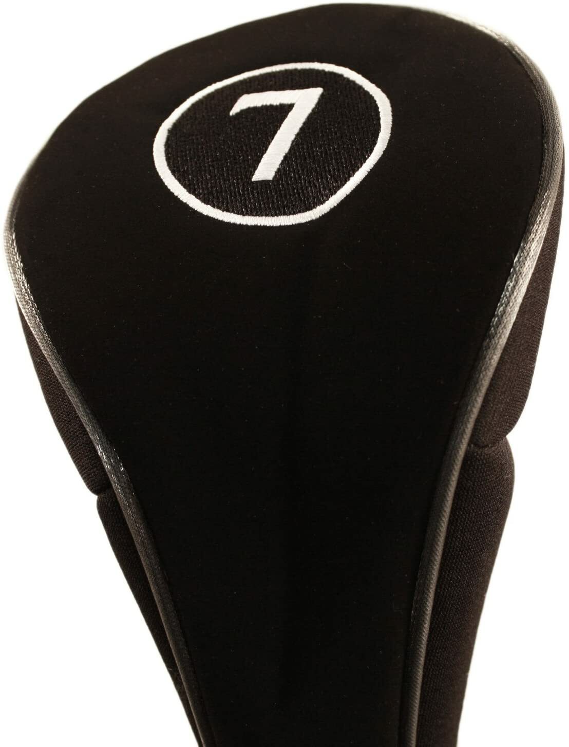 NEW BLACK DRIVERS GOLF CLUB HEAD COVERS HEADCOVER FULL COMPLETE 3 5 7 9 ...